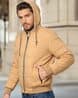 Buy Fawn Beige Jackets & Coats for Men by Fort Collins Online | Ajio.com