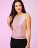 Buy Rose gold Tops for Women by GLOBUS Online | Ajio.com
