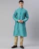 Buy Blue Kurtas for Men by MANTHAN Online | Ajio.com