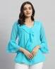 Buy Turquoise Tops for Women by Curvydrobe Online | Ajio.com