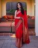 Buy Red Sarees for Women by Litva Online | Ajio.com