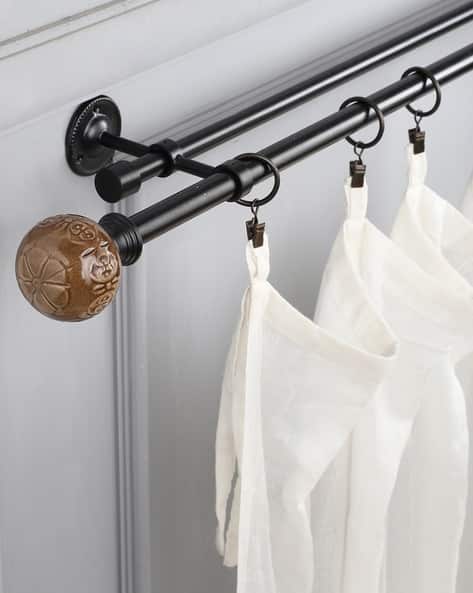 Buy Black Curtains Accessories for Home Kitchen by The Decor Mart Online Ajio