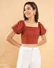 Buy Rust Tops for Women by Kassually Online | Ajio.com