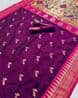 Buy Wine Sarees for Women by GRIVA DESIGNER Online | Ajio.com