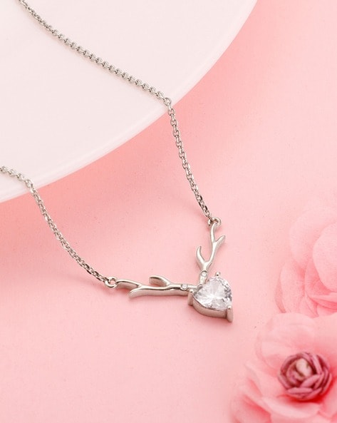 Deer necklace for girlfriend store