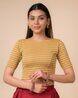 Buy Light Gold Blouses for Women by BINDIGASM'S ADVI Online | Ajio.com