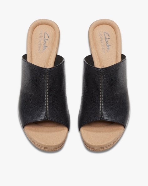 Clarks peep toe sandals store