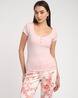 Buy Peach Tops for Women by GUESS Online | Ajio.com