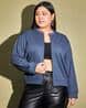 Buy Blue Shrugs & Jackets for Women by Curve By Kassually Online | Ajio.com