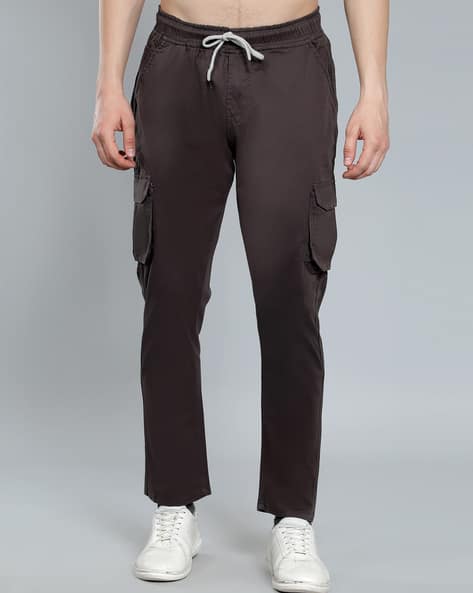 Mens Low Rise Cargo Pants Slim Fit Men's Casual Cargo Pants