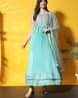 Buy Turquoise Blue Dresses & Gowns for Women by CHHABRA 555 Online ...
