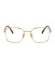 Buy PRADA Men Full-Rim Square Frame-0PR A55V | Gold-Toned Color Men ...