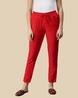 Buy Red Trousers & Pants for Women by DeMoza Online | Ajio.com