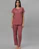 Buy Rust Night&LoungeWearSets for Women by DZZO Online | Ajio.com