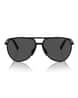 Buy PRADA Men UV-Protected Aviators-0PS 53ZS | Black Color Men | AJIO LUXE