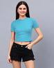 Buy Sky Blue Tops for Women by Figurefab Online | Ajio.com