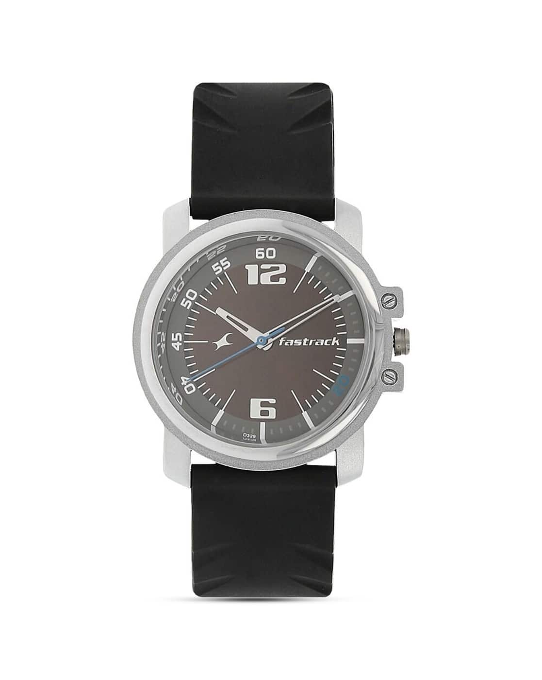 Silicone Strap Fastrack Economy Analog Watch Buy Black Watches for Men ...