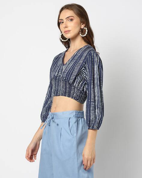 Buy Indigo Blue Shirts, Tops & Tunic for Women by YOUSTA Online | Ajio.com