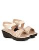 Buy Cream Heeled Sandals for Women by LUVFEET Online | Ajio.com
