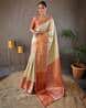 Buy White Sarees for Women by GRIVA DESIGNER Online | Ajio.com
