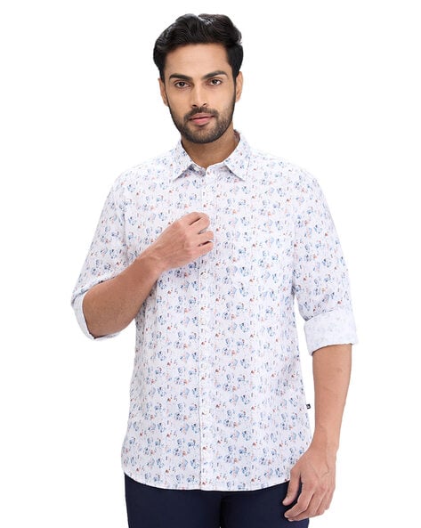 Buy Blue Shirts for Men by PARX Online Ajio
