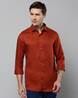 Buy Rust Shirts for Men by SHOWOFF Online | Ajio.com
