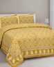 Buy Gold Bedsheets for Home & Kitchen by BEDLINEN Online | Ajio.com