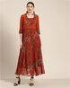 Buy Rust Red Dresses for Women by Woowzerz Online | Ajio.com