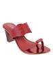 Buy Maroon Heeled Sandals for Women by Haute Diva Online | Ajio.com