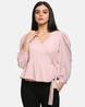Buy Rose gold Tops for Women by PRETTY LOVING THING Online | Ajio.com