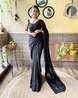 Buy Black Sarees for Women by GRIVA DESIGNER Online | Ajio.com