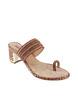 Buy Maroon Heeled Sandals for Women by Metro Online | Ajio.com