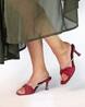 Buy Maroon Heeled Sandals for Women by MONROW Online | Ajio.com