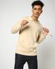 Buy Ecru Beige Sweatshirt & Hoodies for Men by YOUSTA Online | Ajio.com