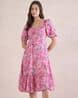 Buy Pink Dresses for Women by Femella Online | Ajio.com
