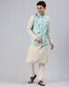Buy Blue 3-Piece Ethnic Suit for Men by MANTHAN Online | Ajio.com
