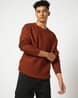 Buy Rust Sweaters & Cardigans for Men by YOUSTA Online | Ajio.com
