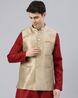 Buy Fawn 3-Piece Ethnic Suit for Men by MANTHAN Online | Ajio.com