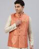 Buy Orange 3-Piece Ethnic Suit for Men by MANTHAN Online | Ajio.com