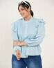 Buy Sky Blue Tops for Women by Curve By Kassually Online | Ajio.com
