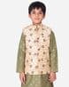 Buy Maroon & Cream Jackets & Coats for Boys by NAMASKAR Online | Ajio.com