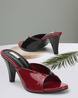 Buy Maroon Heeled Sandals for Women by ELLE Online | Ajio.com