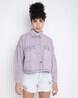 Buy Purple Jackets & Coats for Women by TALES & STORIES Online | Ajio.com