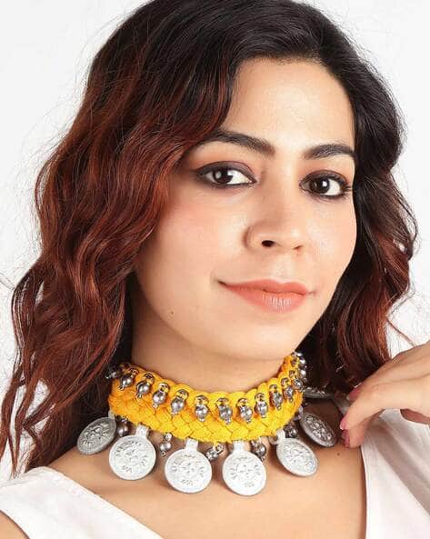 Buy Yellow Necklaces Pendants for Women by SAAGAH Online Ajio
