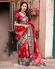 Buy Red Sarees for Women by GRIVA DESIGNER Online | Ajio.com