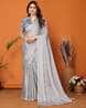 Buy Grey Sarees for Women by GRIVA DESIGNER Online | Ajio.com