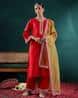 Buy Red Kurta Suit Sets for Women by VARANGA Online | Ajio.com