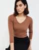 Buy Tan Tops for Women by CODE BY LIFESTYLE Online | Ajio.com