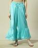 Buy Aqua Blue Pants for Women by Rangriti Online | Ajio.com