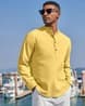 Buy Yellow Kurtas for Men by FINIVO Online | Ajio.com